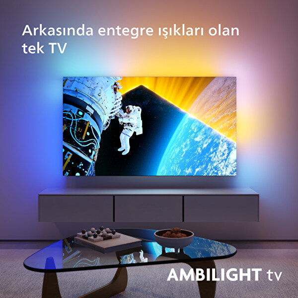 Philips 77OLED809/12 77" 194 Ekran 4K UHD Google TV Ambilight OLED TV ...