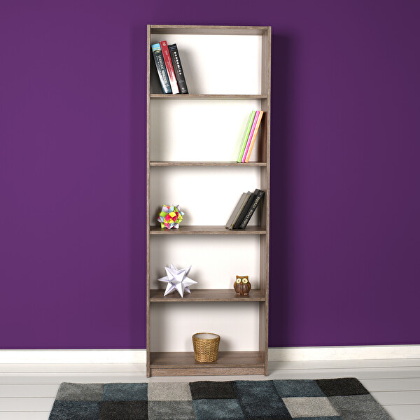 Adore Modern Ktp-350-Ll-1 5 Raflı Kitaplık Latte Adore Modern Ktp-350-Ll-1 5 Raflı Kitaplık Latte