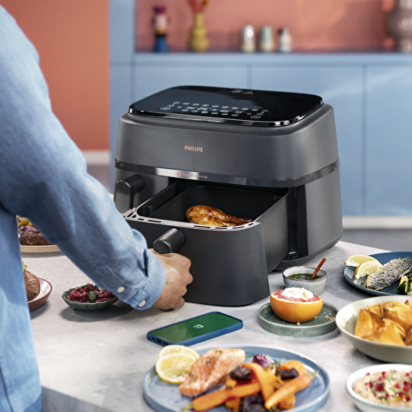 Philips NA350/00 3000 Serisi Çift Hazneli Airfryer Fiyatı ve ...