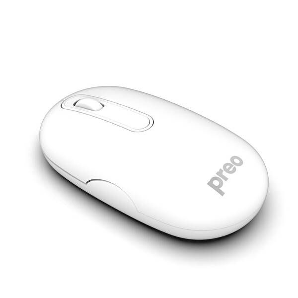 Preo M21 Şarj Edilebilir Pastel Kablosuz Sessiz Beyaz Mouse Fiyatı ve ...