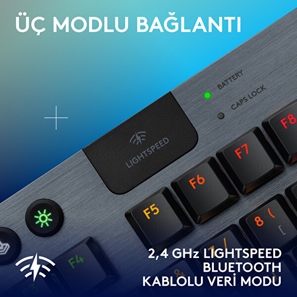 Logitech G G915 X Lightspeed TKL Kablosuz Siyah Oyuncu Klavyesi US ...