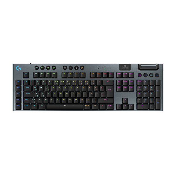 Logitech G G915 X Lightspeed Kablosuz Siyah Oyuncu Klavyesi US Layout ...