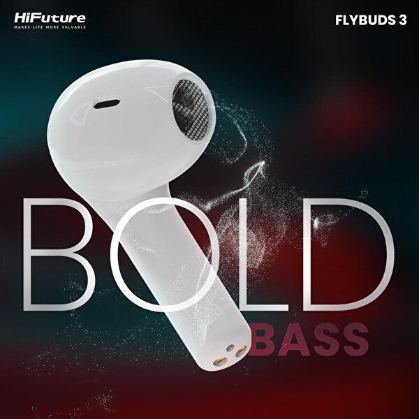 HiFuture FlyBuds 3 TWS Kablosuz ENC Beyaz Bluetooth Kulak İçi Kulaklık ...