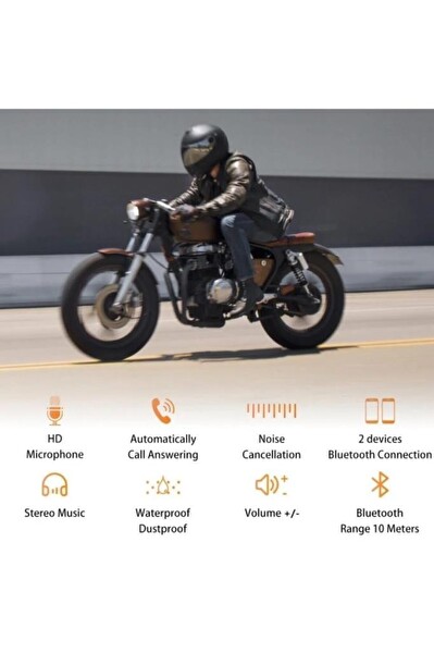 Torima BT12 Motosiklet Intercom Interkom Dinleme Ve Konuşma Özellikli ...
