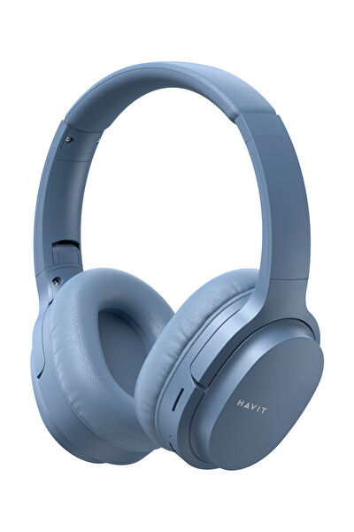 Havit I62 Katlanabilir Kafa Üstü Mikrofonlu Mavi Bluetooth Kulaklık Fiyatı ve Özellikleri - Teknosa