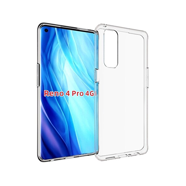 Teleplus Oppo Reno4 Pro Kılıf Lüks Tpu Silikon Şeffaf