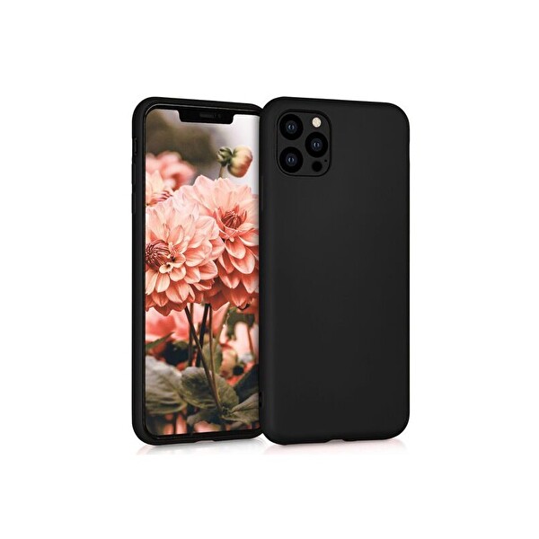 Teleplus iPhone 13 Pro Max Lüks Mat Silikon Siyah Kılıf + Nano Ekran Koruyucu + Kamera Koruyucu Teleplus iPhone 13 Pro Max Lüks Mat Silikon Siyah Kılıf + Nano Ekran Koruyucu + Kamera Koruyucu