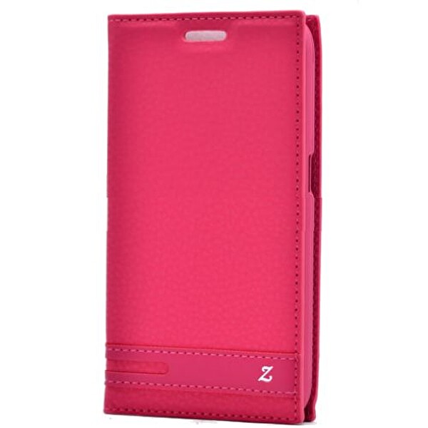 Teleplus Samsung Galaxy J5 2016 Mıknatıslı Lux Kapaklı Kılıf Pembe