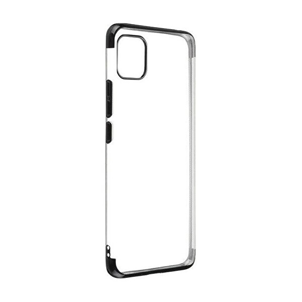 Teleplus iPhone 12 Lüks Lazer Silikon Siyah Kılıf + Nano Ekran Koruyucu