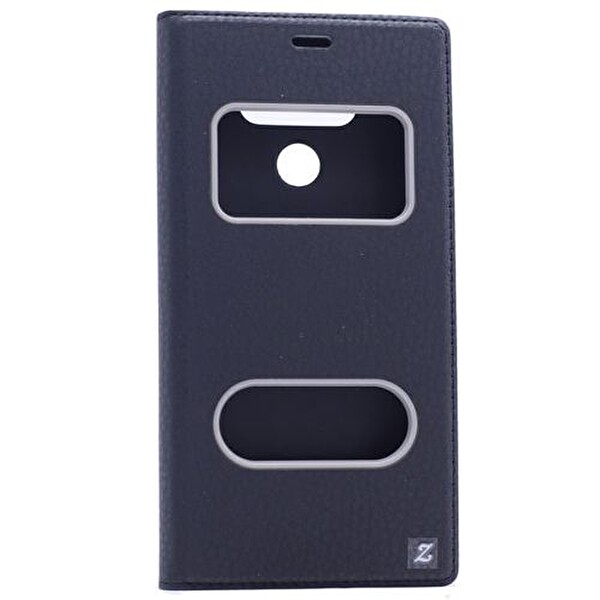 Teleplus LG G6 Çift Pencereli Siyah Kılıf