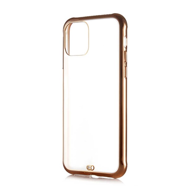 Teleplus iPhone 12 Pro Voit Buzlu Mat Bumper Sert Silikon Gold Kılıf Teleplus iPhone 12 Pro Voit Buzlu Mat Bumper Sert Silikon Gold Kılıf