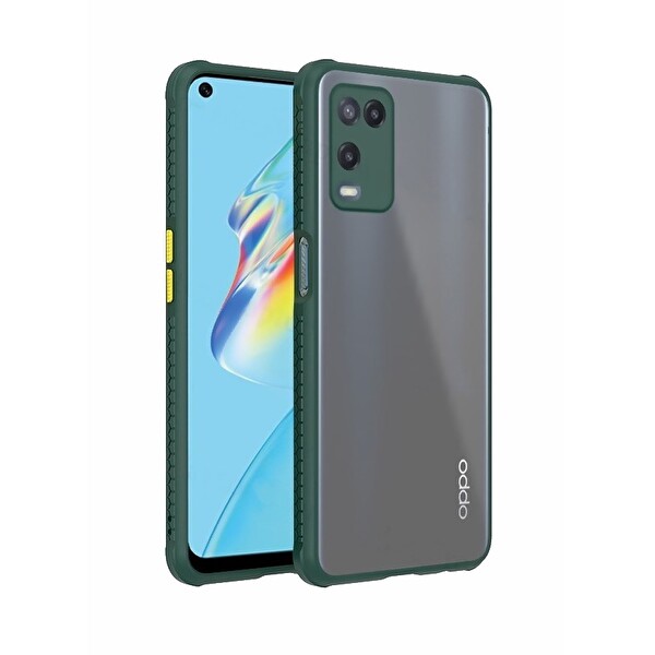 Teleplus Oppo A54 Kılıf Kaff Kamera Korumalı Silikon Yeşil