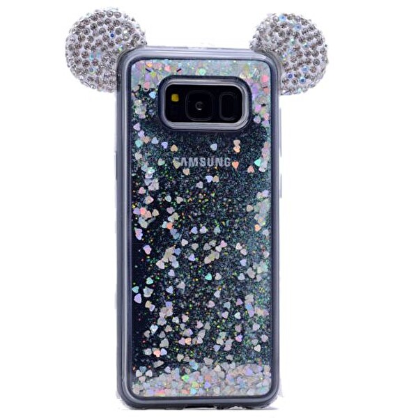 Teleplus Samsung Galaxy S8 Silikon Gümüş Kılıf