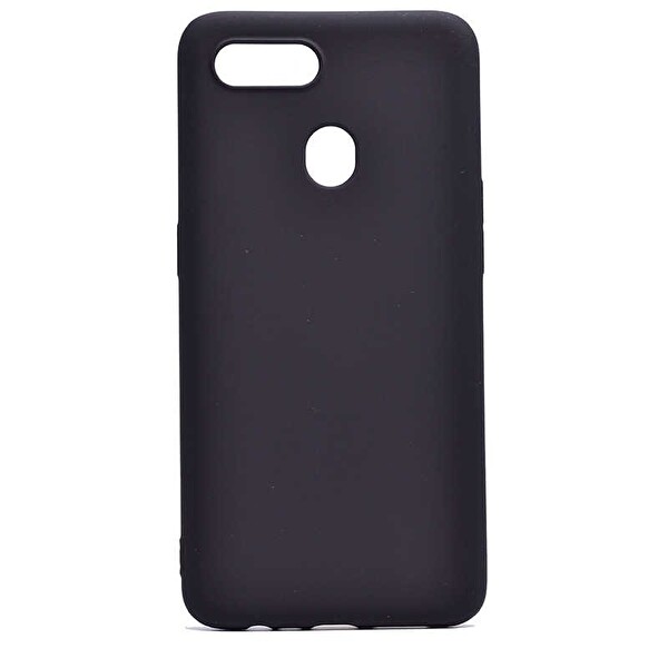 Teleplus Oppo A12 Lüks Silikon Siyah Kılıf