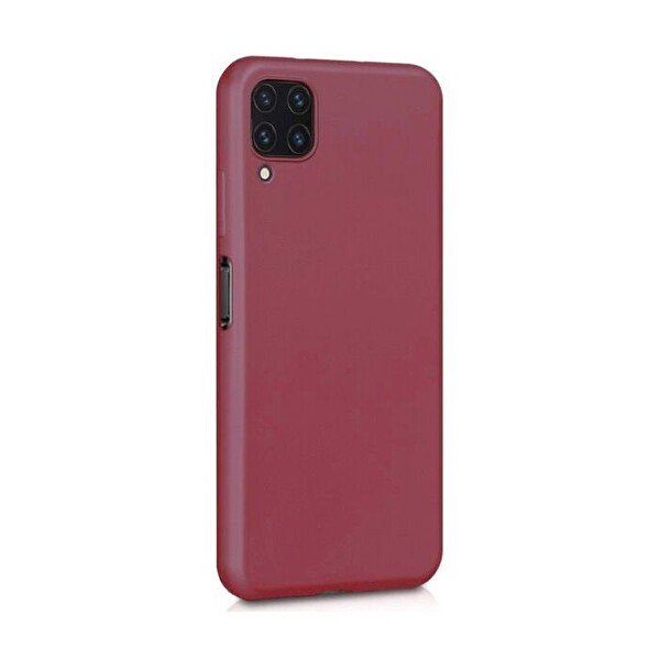 Teleplus Samsung Galaxy M22 Lüks Mat Silikon Mor Kılıf