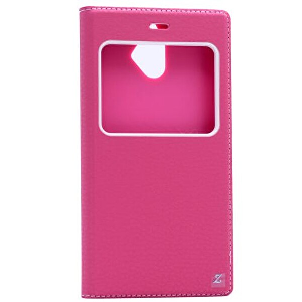 Teleplus Casper Via F1 Pencereli Pembe Kılıf Teleplus Casper Via F1 Pencereli Pembe Kılıf