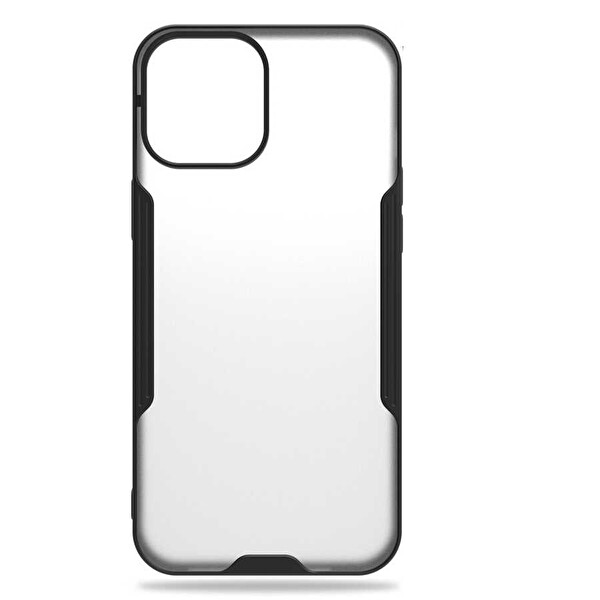 Teleplus iPhone 12 Parfe Bumper Silikon Siyah Kılıf