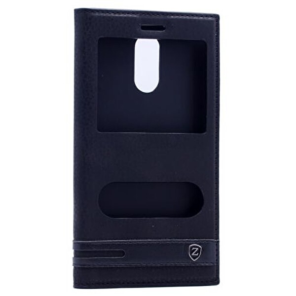 Teleplus LG K8 2017 Çift Pencereli Kılıf Siyah Teleplus LG K8 2017 Çift Pencereli Kılıf Siyah