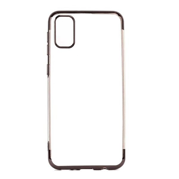 Teleplus Oppo A72 Lüks Lazer Silikon Siyah Kılıf