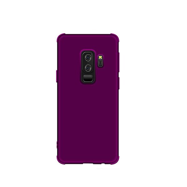 Teleplus Samsung Galaxy S9 Plus Mat Neva Silikon Mor Telefon Kılıfı