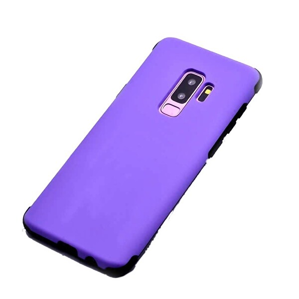 Teleplus Samsung Galaxy S9 Plus Shockproof Silikon Mor Telefon Kılıfı