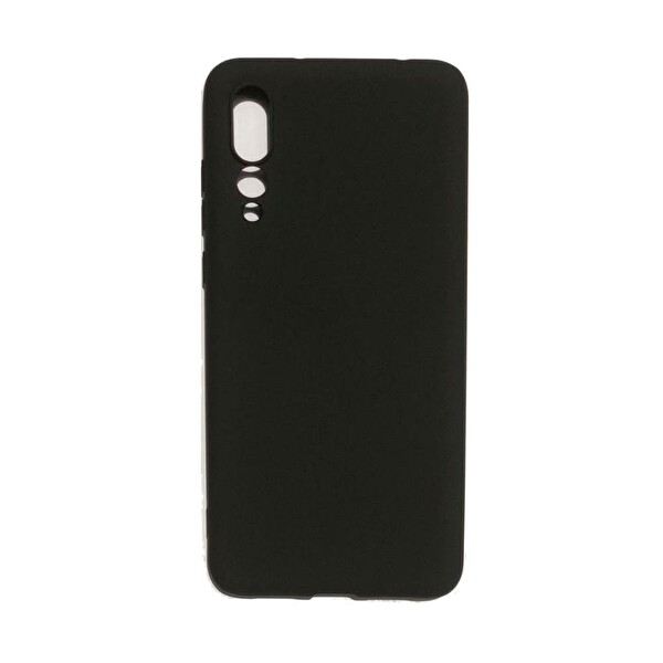 Teleplus Xiaomi Mi9 Lüks Silikon Siyah Kılıf + Nano Glass Ekran Koruyucu