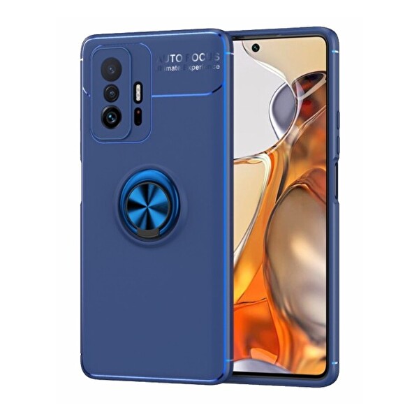 Teleplus Xiaomi 11T Pro Kılıf Kamera Korumalı Ravel Stand Silikon Lacivert Teleplus Xiaomi 11T Pro Kılıf Kamera Korumalı Ravel Stand Silikon Lacivert