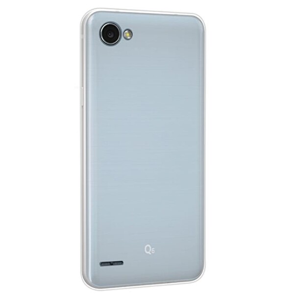 Teleplus LG Q6 Ince Silikon Kılıf Şeffaf