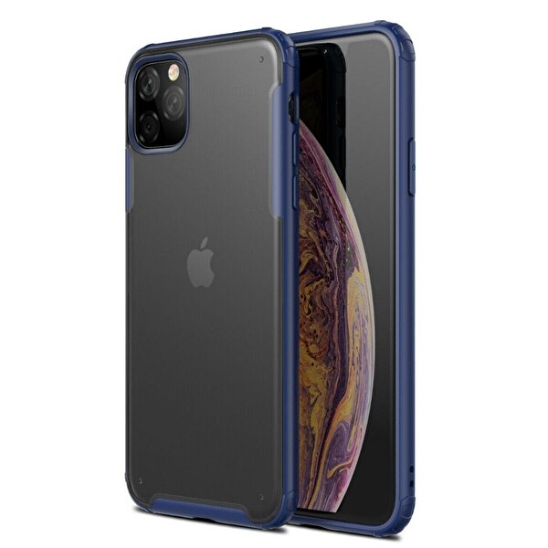 Teleplus iPhone 12 Pro Kılıf Vonk Hibrit Silikon Lacivert + Tam Kapatan Ekran Koruyucu Teleplus iPhone 12 Pro Kılıf Vonk Hibrit Silikon Lacivert + Tam Kapatan Ekran Koruyucu