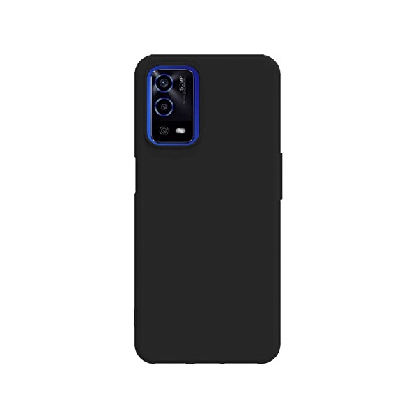 Teleplus Oppo A55 Kılıf Mat Biye Silikon Siyah Teleplus Oppo A55 Kılıf Mat Biye Silikon Siyah