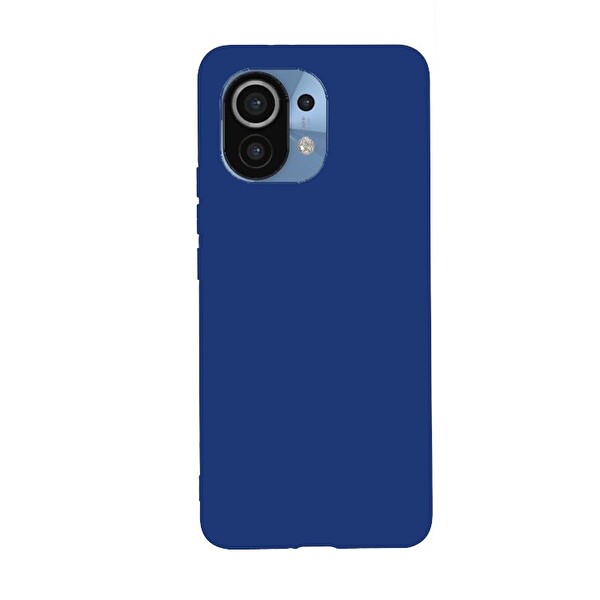 Teleplus Xiaomi Mi 11 Lite Kılıf Lüks Mat Biye Tpu Silikon Lacivert Teleplus Xiaomi Mi 11 Lite Kılıf Lüks Mat Biye Tpu Silikon Lacivert