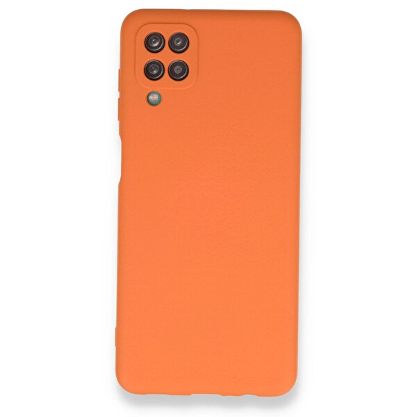Teleplus Samsung Galaxy A12 Kılıf Kamera Korumalı İçi Kadife Silikon Turuncu Teleplus Samsung Galaxy A12 Kılıf Kamera Korumalı İçi Kadife Silikon Turuncu