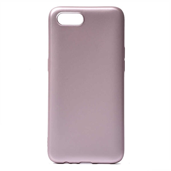 Teleplus Realme C2 Kılıf Lüks Mat Silikon Rose Gold