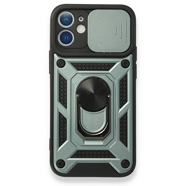 Teleplus iPhone 11 Kılıf Kamera Korumalı Yüzüklü Tank Pars Silikon Yeşil Teleplus iPhone 11 Kılıf Kamera Korumalı Yüzüklü Tank Pars Silikon Yeşil