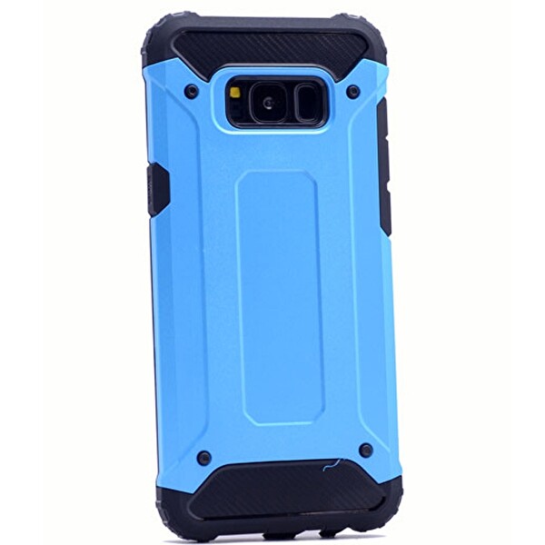 Gpack Samsung Galaxy S8 Kılıf Crash Tank Arka Kapak Mavi Gpack Samsung Galaxy S8 Kılıf Crash Tank Arka Kapak Mavi