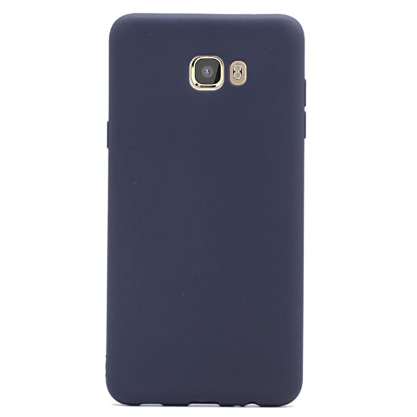 Gpack Samsung Galaxy C5 Pro Premier Silikon Kılıf Siyah