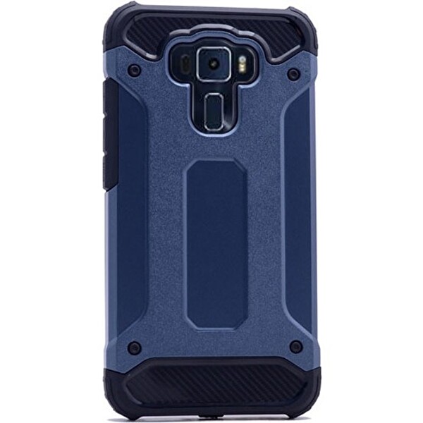 Gpack Asus Zenfone 3 Max Zc553Kl Crash Silikon Mavi Kılıf