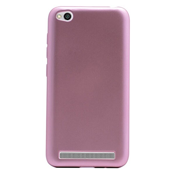 Gpack Xiaomi Redmi 5A Premier Silikon Kılıf + Ekran Koruyucu Bronz