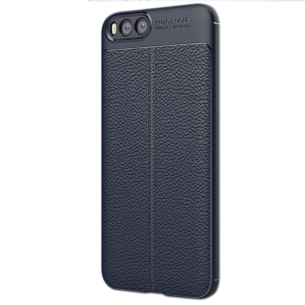 Gpack Xiaomi Mi Note 3 Niss Silikon Deri Görünümlü Lacivert Telefon Kılıfı Gpack Xiaomi Mi Note 3 Niss Silikon Deri Görünümlü Lacivert Telefon Kılıfı