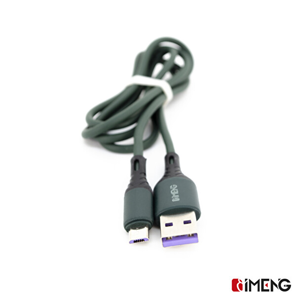 İMENG ML60 6A 100W USB A To Micro Yeşil Data Ve Hızlı Şarj Kablosu ...