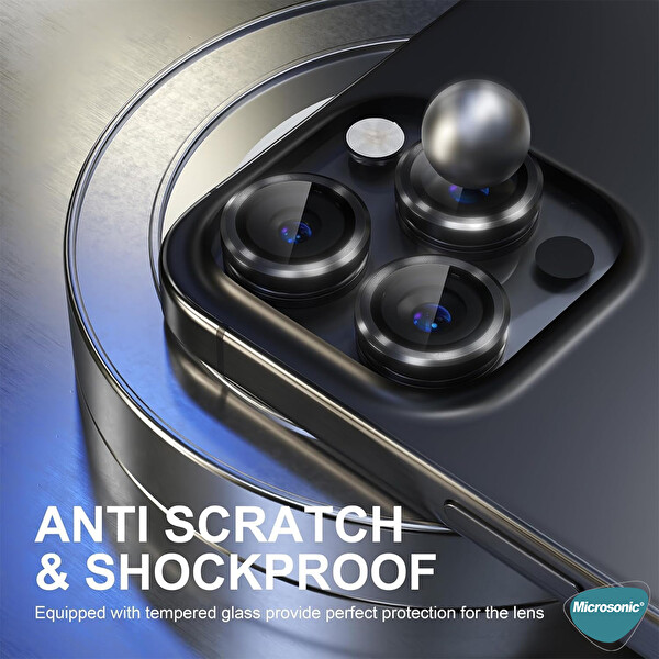 Microsonic Apple iPhone 16 Pro Max Tekli Kamera Lens Koruma Camı Siyah Fiyatı ve Özellikleri ...
