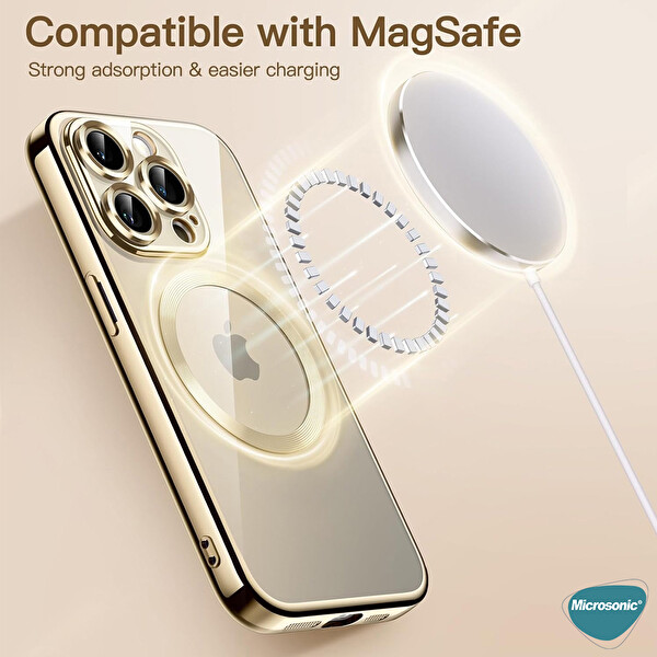 Microsonic Apple iPhone 16 Pro Kılıf Magsafe Luxury Electroplate Gümüş Fiyatı ve Özellikleri ...