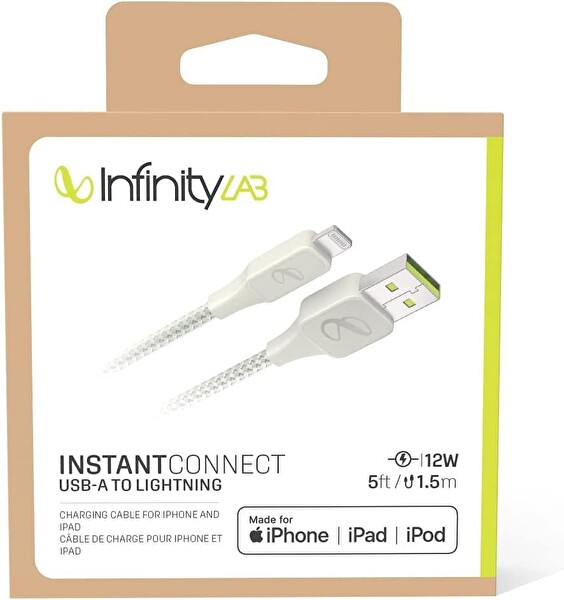 Infinity Lab InstantConnect Kablo USB-A Lightning 1.5 M Şarj Kablosu ...