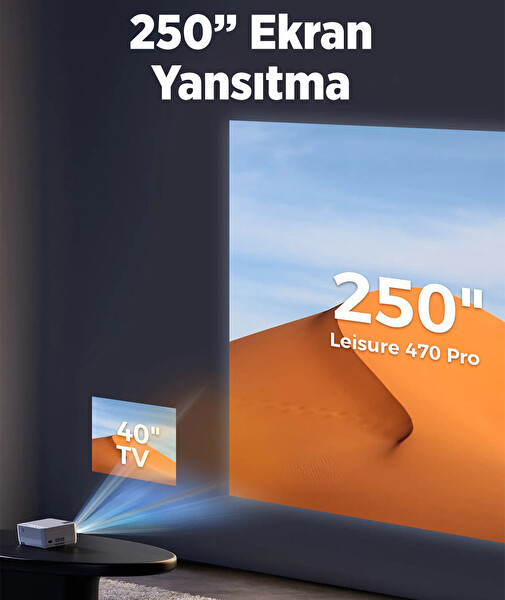Vankyo Leisure 470 Pro 1080p 5G Wi-Fi Beyaz Projeksiyon Cihazı Fiyatı ...