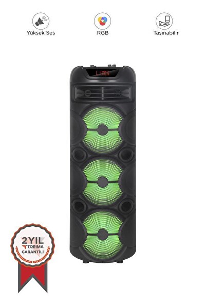 Torima D31 Led Işıklı Mikrofonlu Kumandalı Bluetooth Hoparlör Fiyatı ve ...