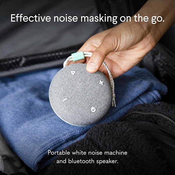 Snooz Go Beyaz Gürültü Ses Makinesi Gece Lambası ve Bluetooth Hoparlör ...