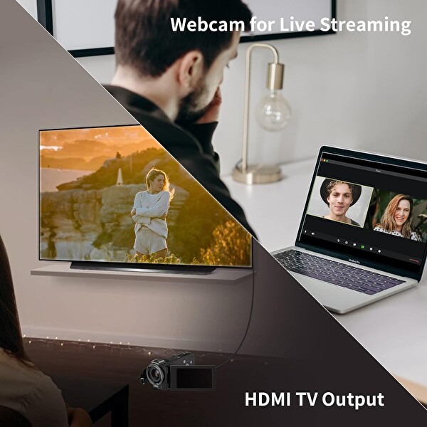 Ordro AX65 Full HD 60 FPS 4K Canlı Yayın Kamerası Video Kamera Fiyatı ...