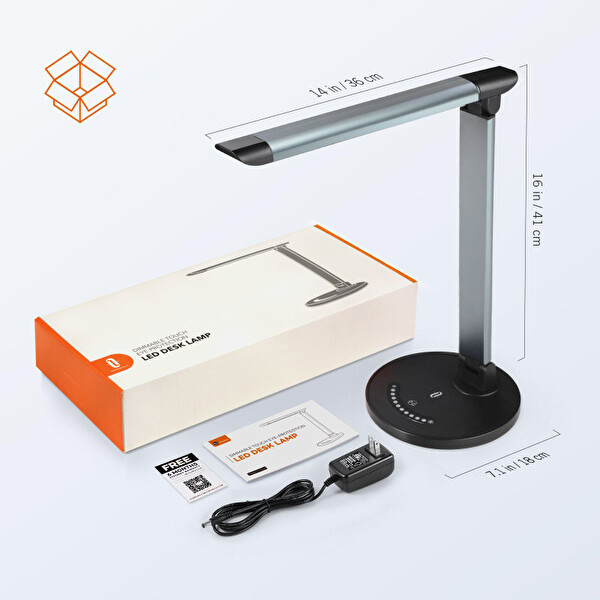 Taotronics TT-DL13 Doğal Akıllı 12W Led Gri Masa Lambası Fiyatı ve ...