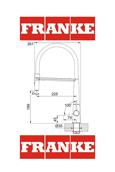 Franke Icon Semi Pro Duşlamalı Spiralli Matt Black Armatür Fiyatı ve ...