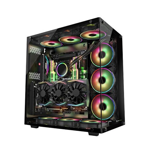 Gamepower WARCRY ATX 6 * ARGB Sessiz Fan Temper Cam Gaming RGB ...